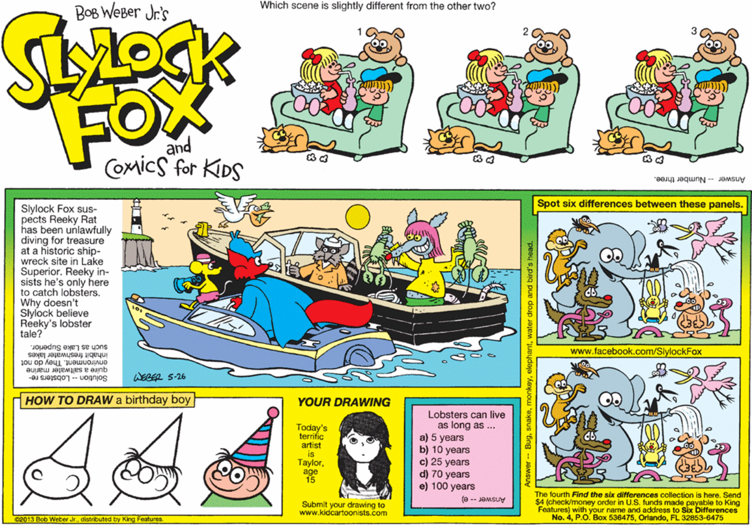 Slylock Fox Comic Strip 2013-05-26 | Comics Kingdom