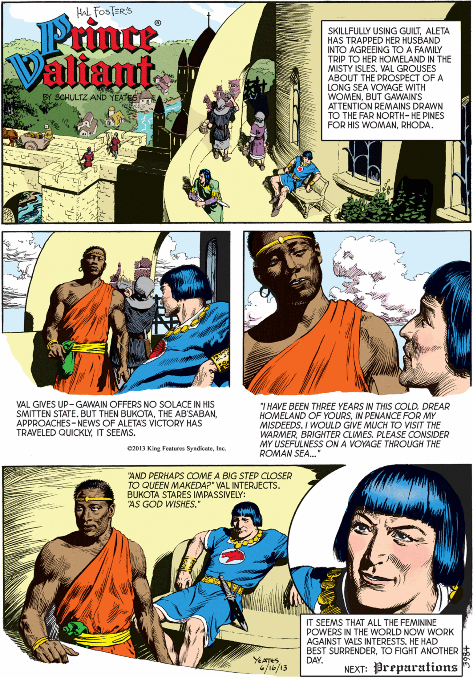 Prince Valiant Comic Strip 2013-06-16 | Comics Kingdom