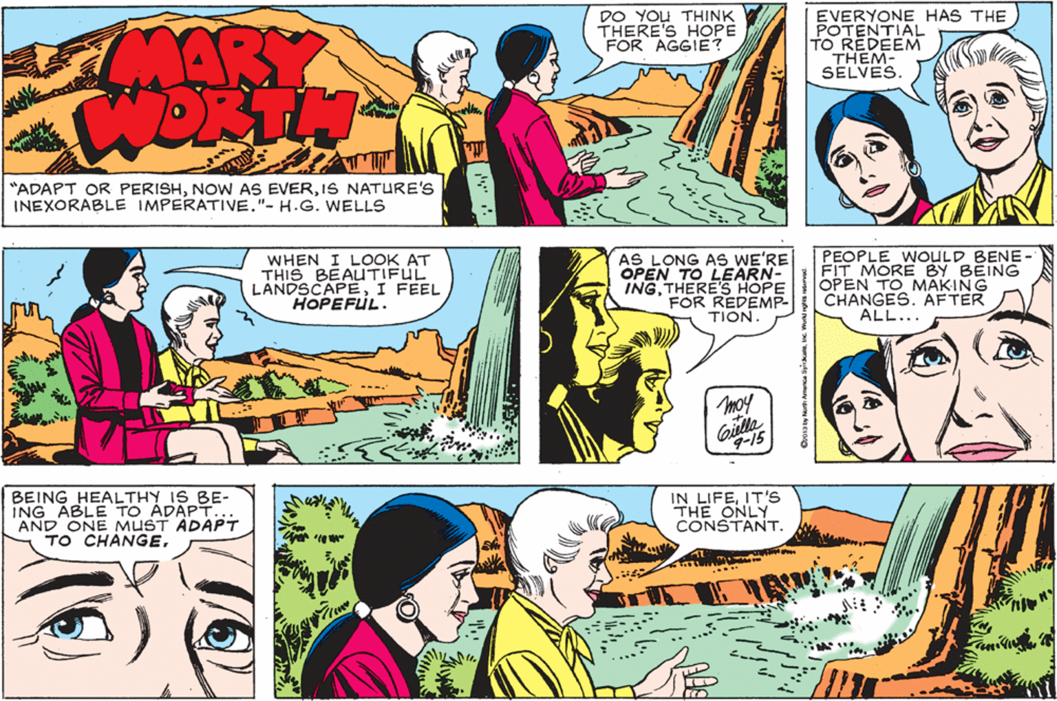 Mary Worth Comic Strip 2013-09-15 | Comics Kingdom