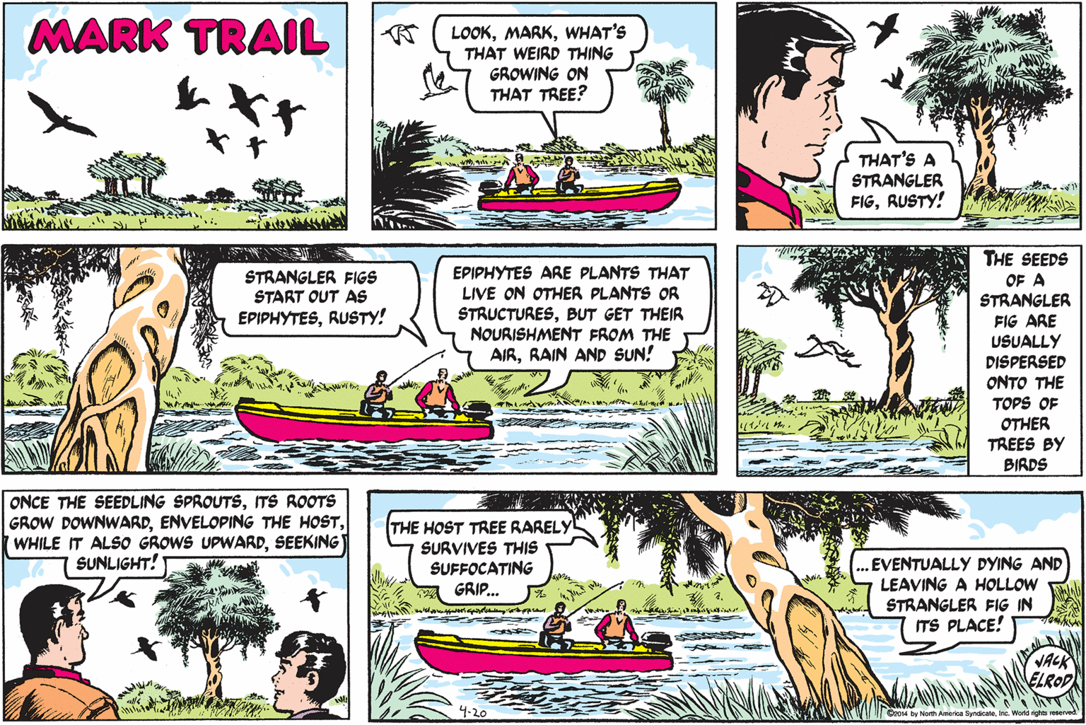 Mark Trail Comic Strip 2014-04-20 | Comics Kingdom