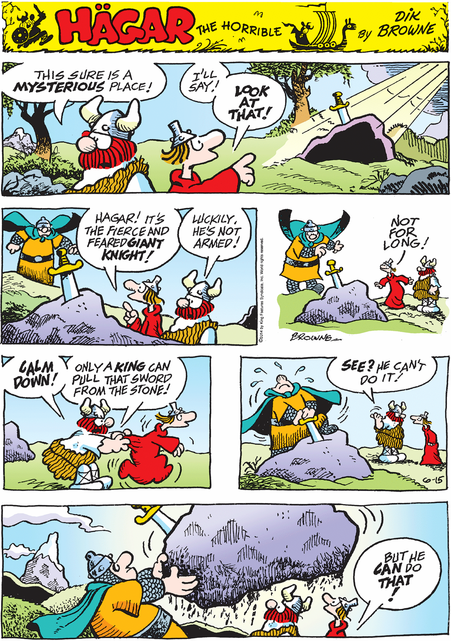 Hagar The Horrible Comic Strip 2014-06-15 | Comics Kingdom