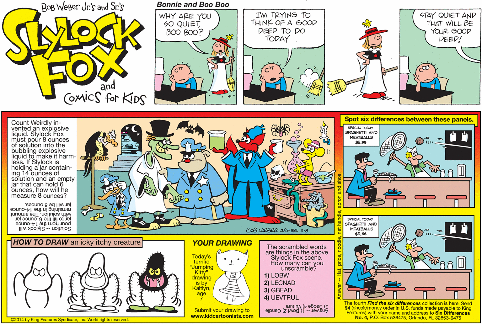 Slylock Fox Comic Strip 2014-06-08 | Comics Kingdom