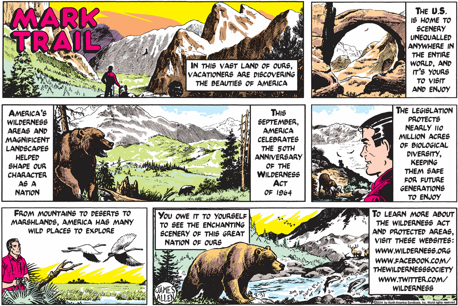 Mark Trail Comic Strip 2014-08-31 | Comics Kingdom
