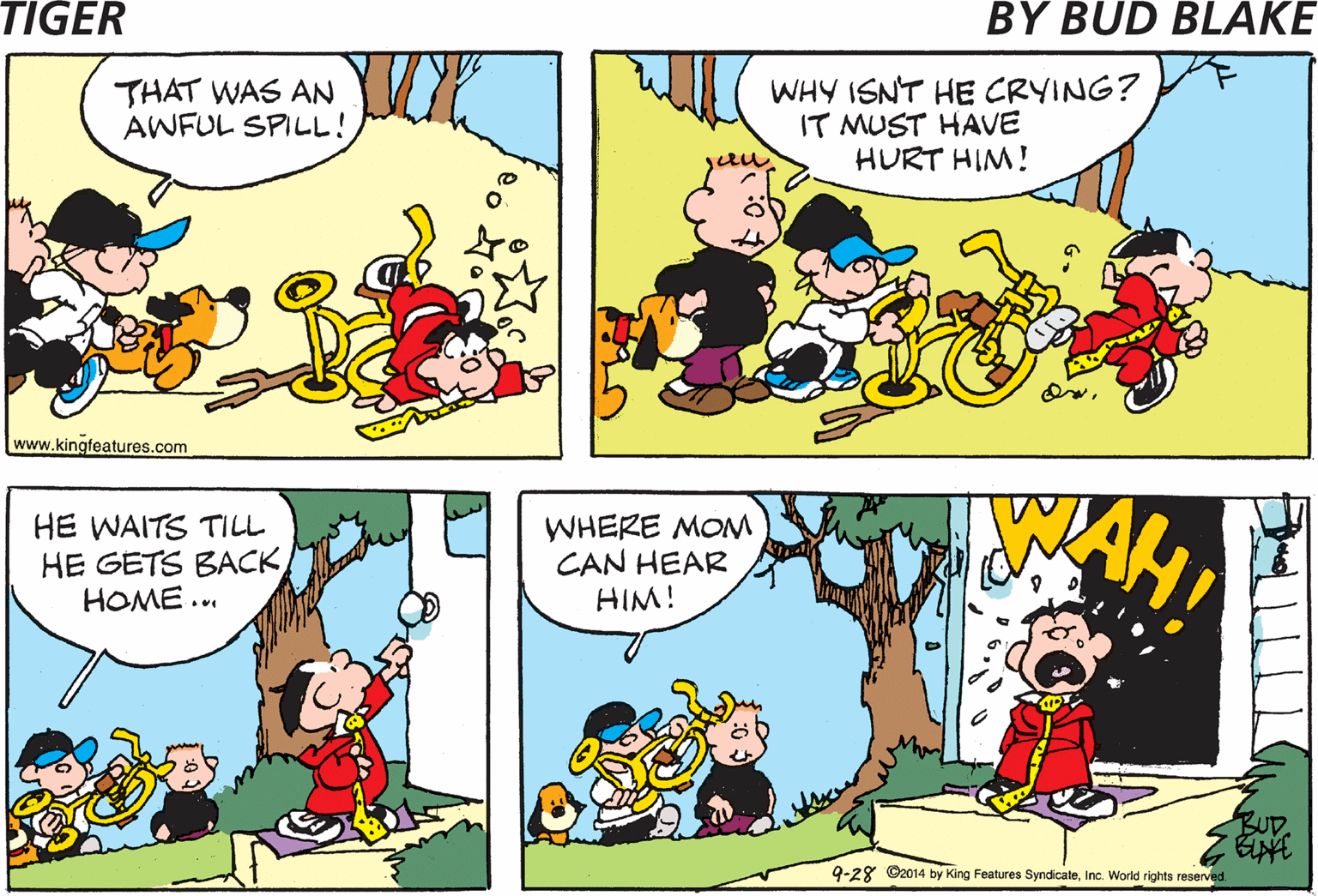 Tiger Comic Strip 2014-09-28 | Comics Kingdom