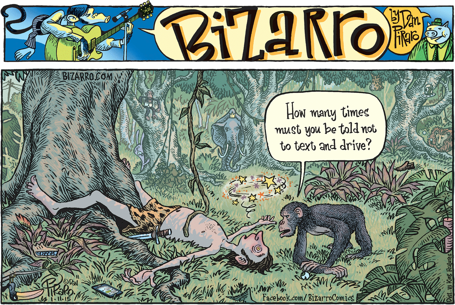 Bizarro Comic Strip 2015-01-11 | Comics Kingdom