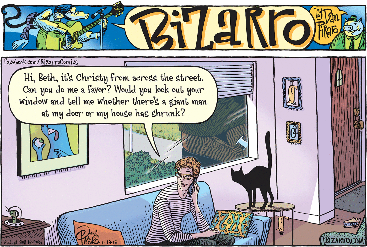 Bizarro Comic Strip 2015-01-18 | Comics Kingdom