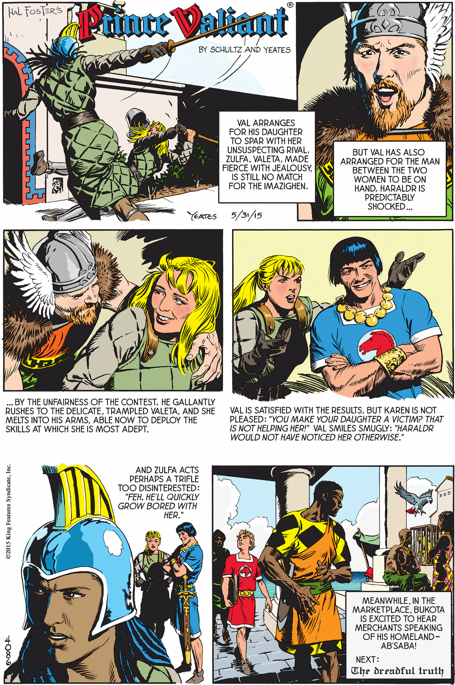 Prince Valiant Comic Strip 2015-05-31 | Comics Kingdom