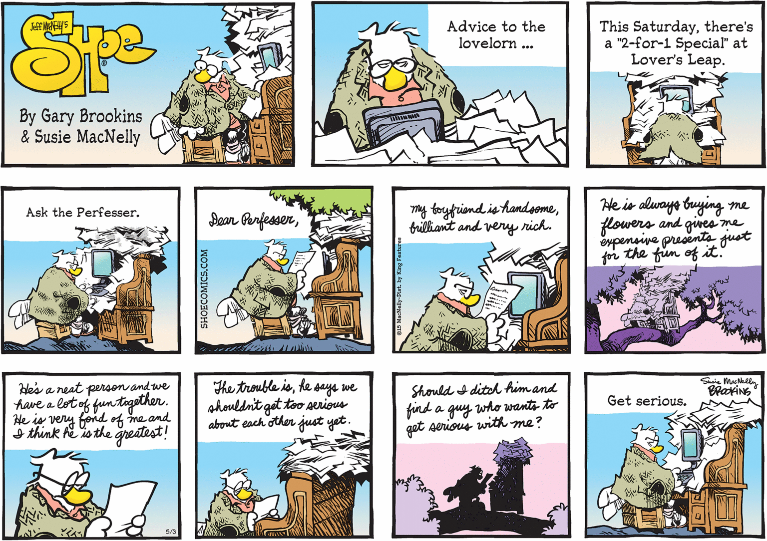 Shoe Comic Strip 2015-05-03 | Comics Kingdom