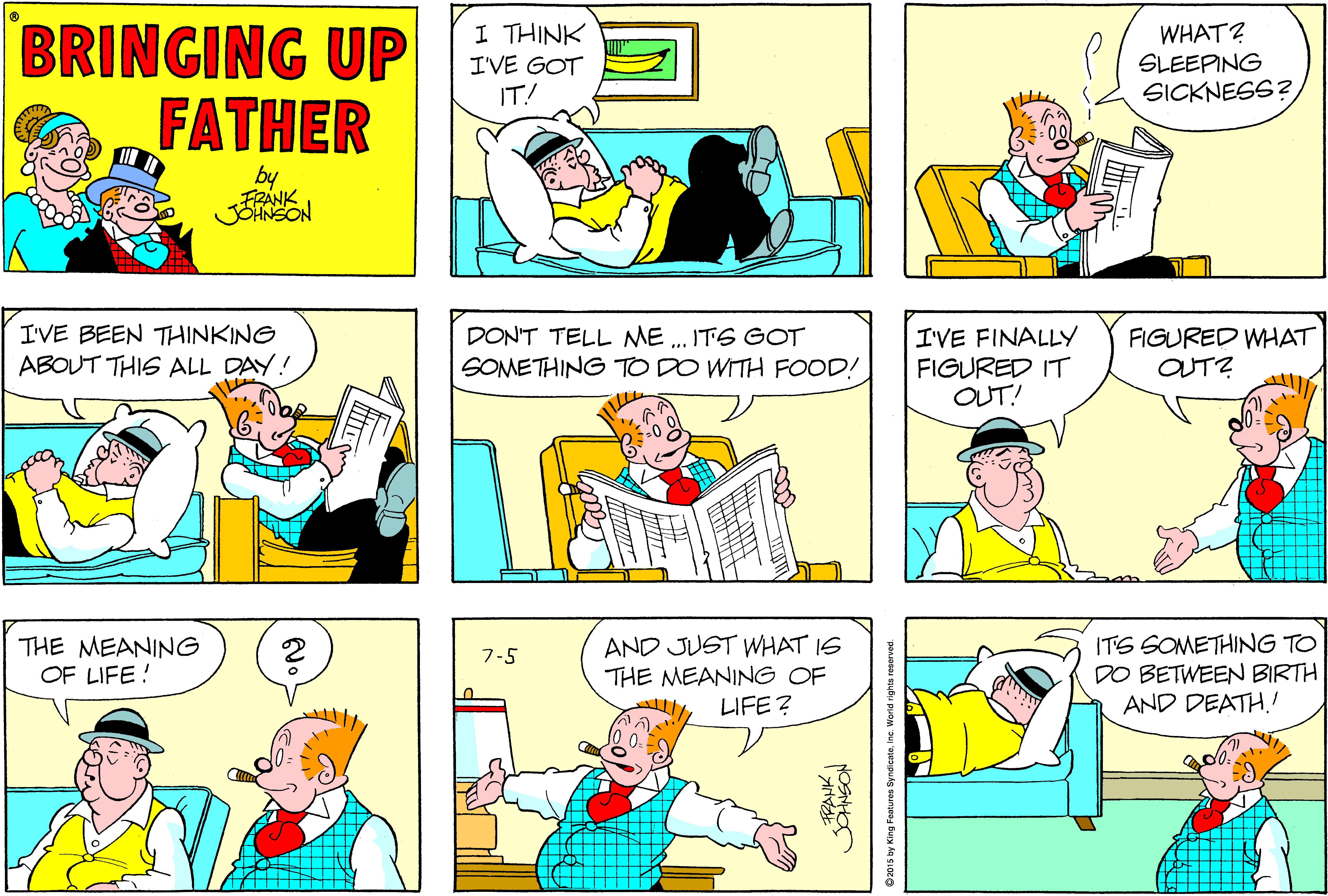 Bringing Up Father Comic Strip 2015-07-05 | Comics Kingdom