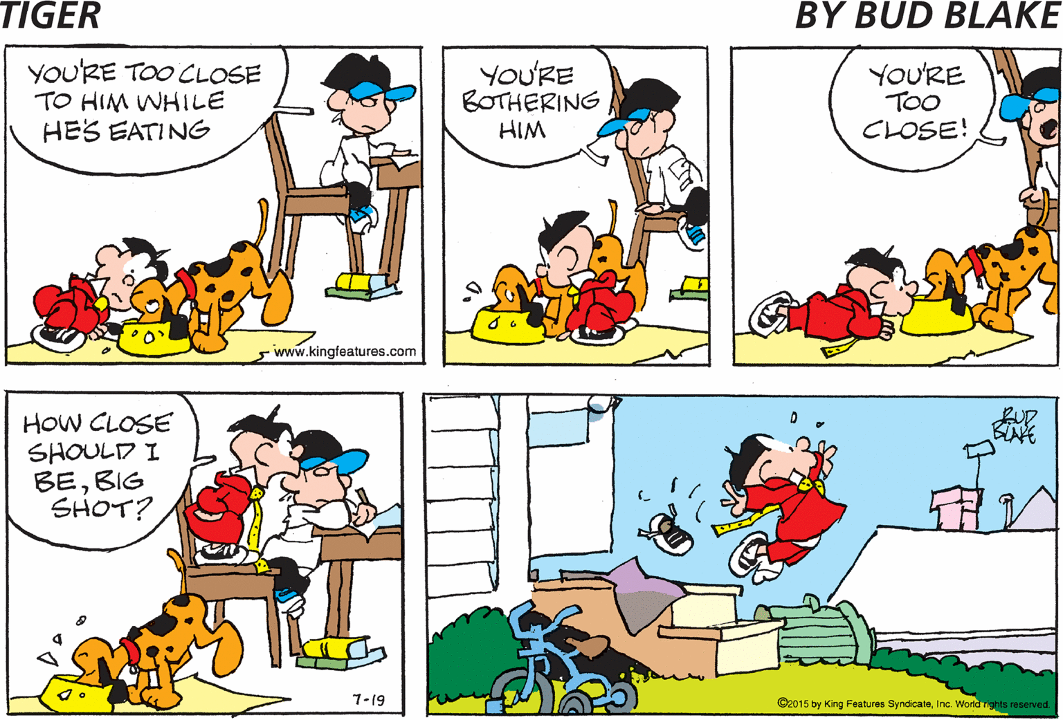 Tiger Comic Strip 2015-07-19 | Comics Kingdom