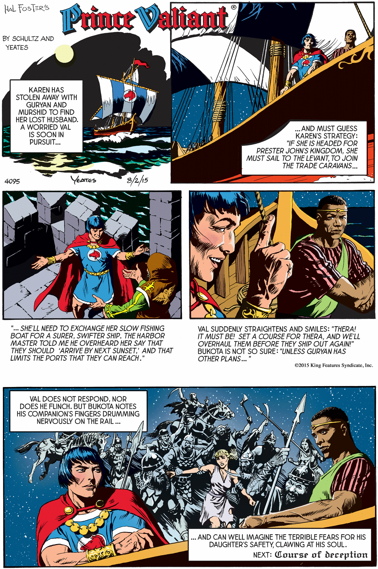 Prince Valiant Comic Strip 2015-08-02 | Comics Kingdom