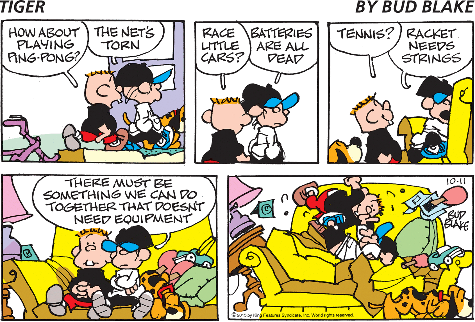 Tiger Comic Strip 2015-10-11 | Comics Kingdom