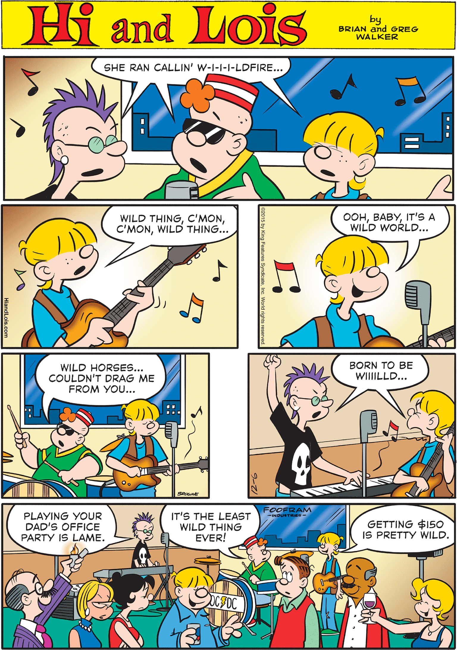Hi and Lois Comic Strip 2015-12-06 | Comics Kingdom