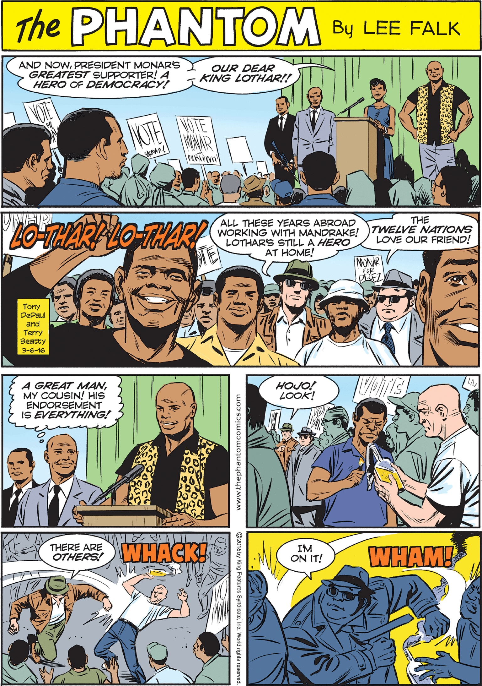 The Phantom Comic Strip 2016-03-06 | Comics Kingdom