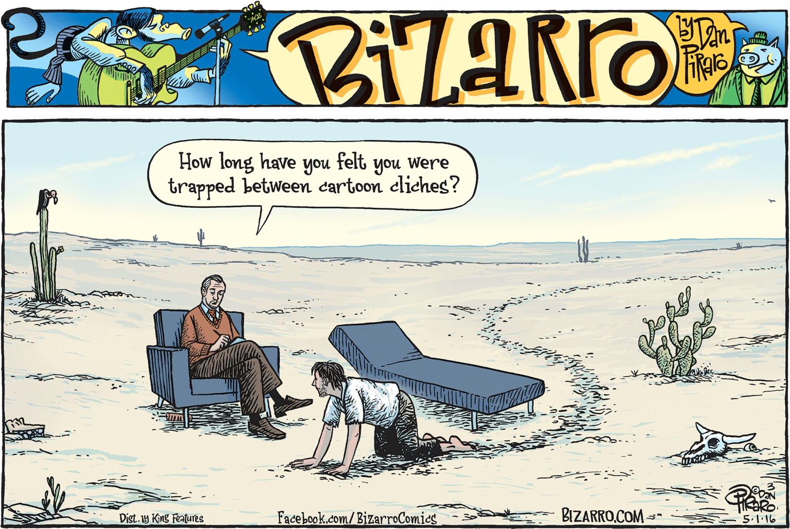 Bizarro Comic Strip 2016-05-01 | Comics Kingdom