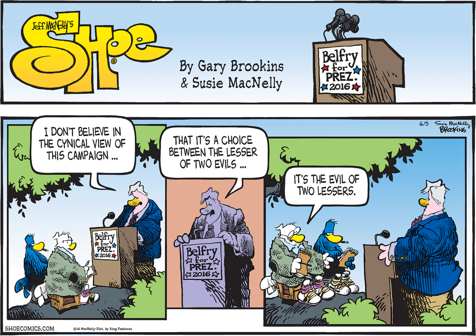 Shoe Comic Strip 2016-06-05 | Comics Kingdom