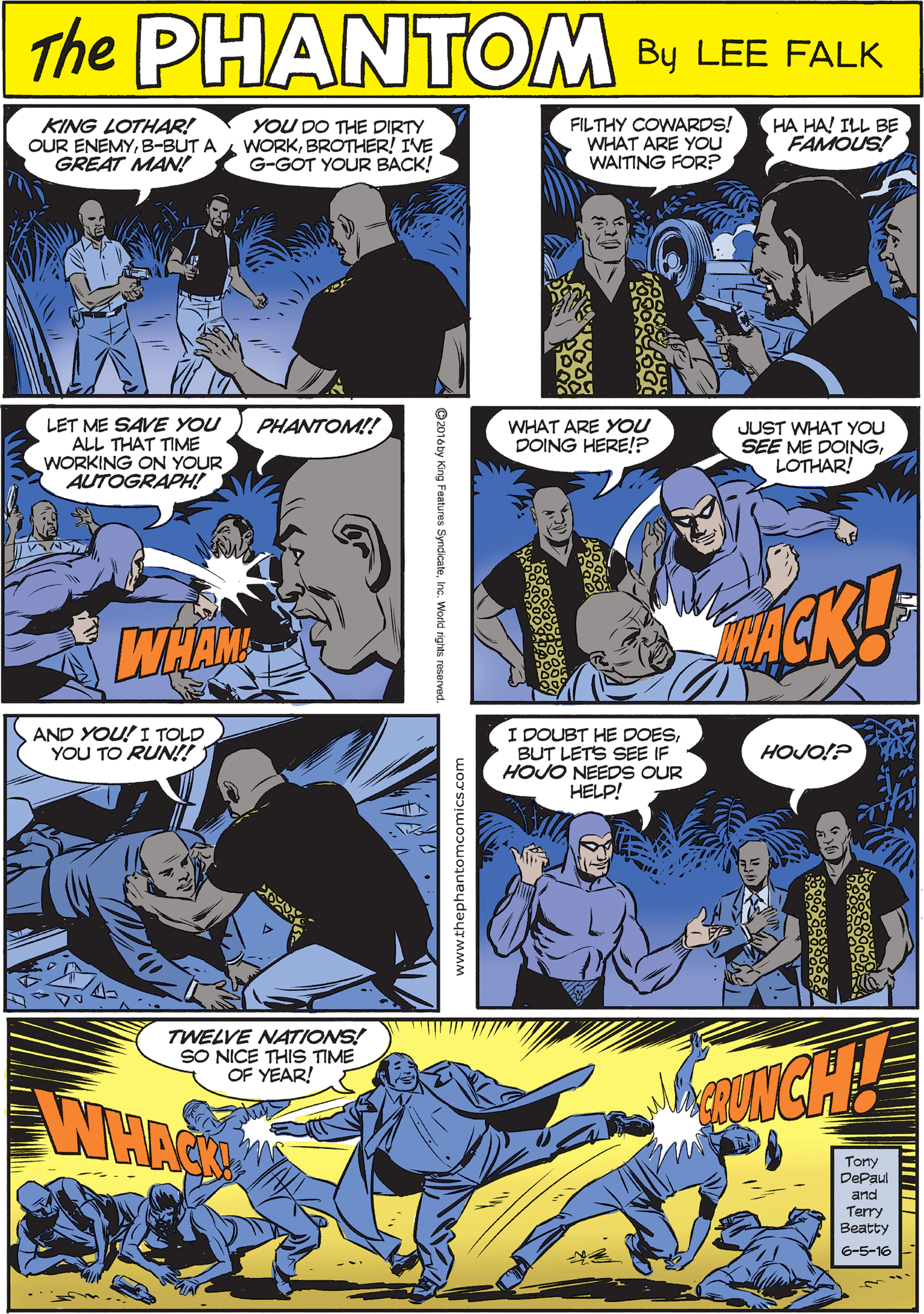 The Phantom Comic Strip 2016-06-05 | Comics Kingdom