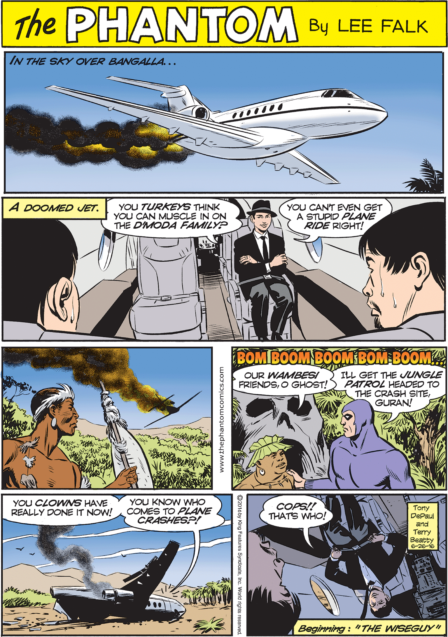 The Phantom Comic Strip 2016-06-26 | Comics Kingdom