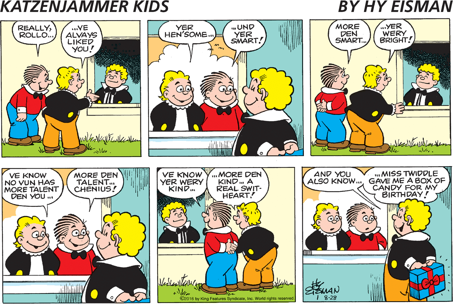 Katzenjammer Kids Comic Strip 2016-08-28 | Comics Kingdom