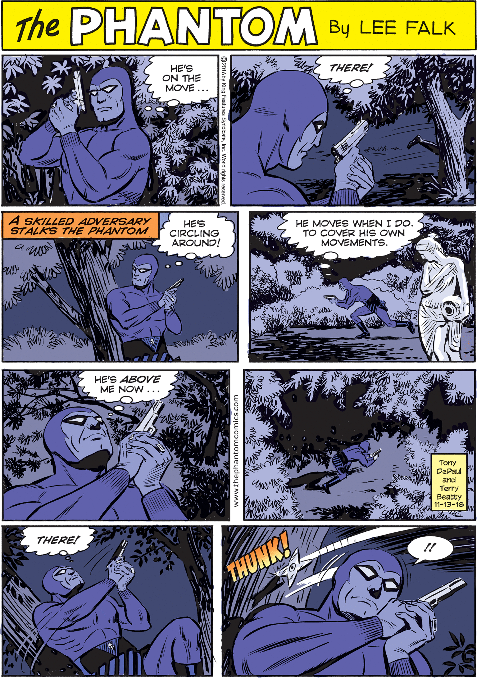 The Phantom Comic Strip 2016-11-13 | Comics Kingdom