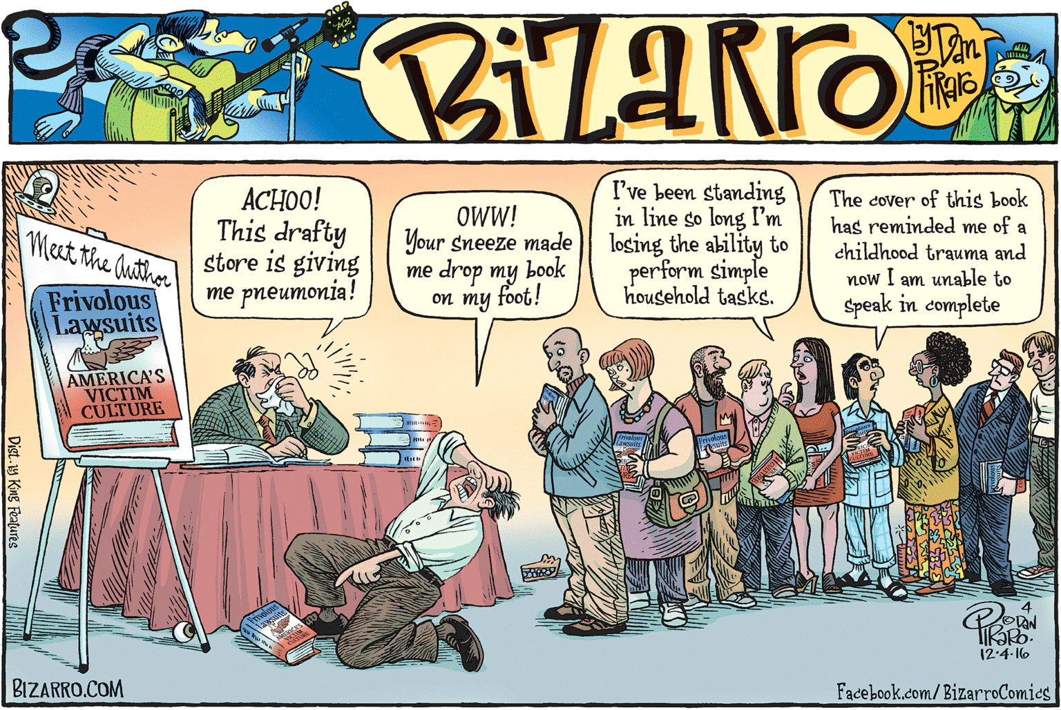 Bizarro Comic Strip 2016-12-04 | Comics Kingdom