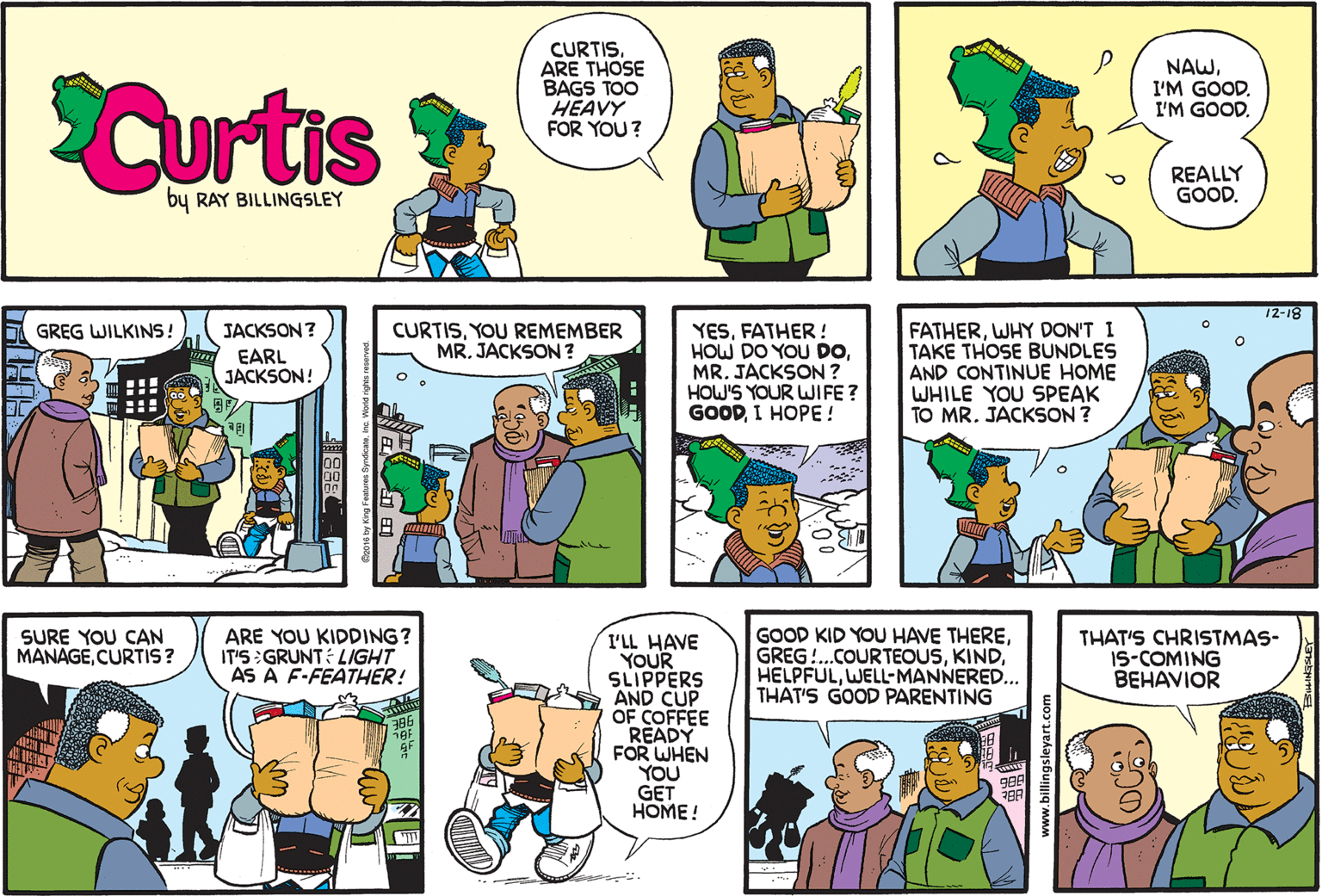 Curtis Comic Strip 2016-12-18 | Comics Kingdom