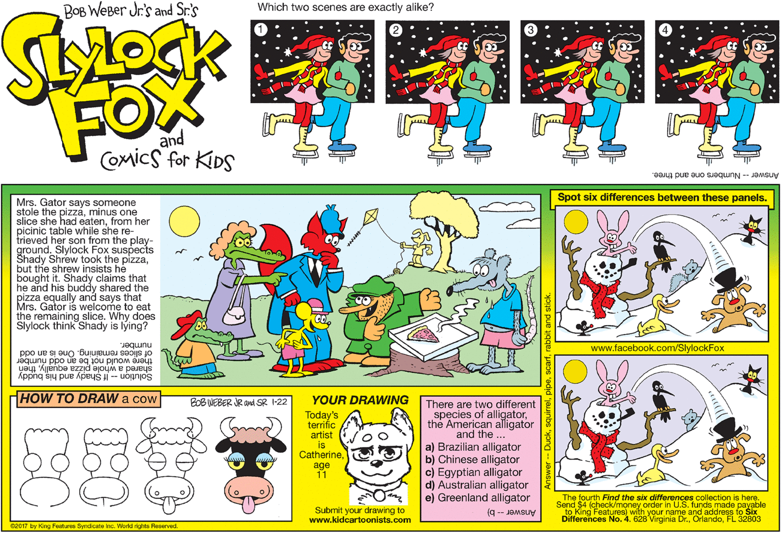 Slylock Fox Comic Strip 2017-01-22 | Comics Kingdom