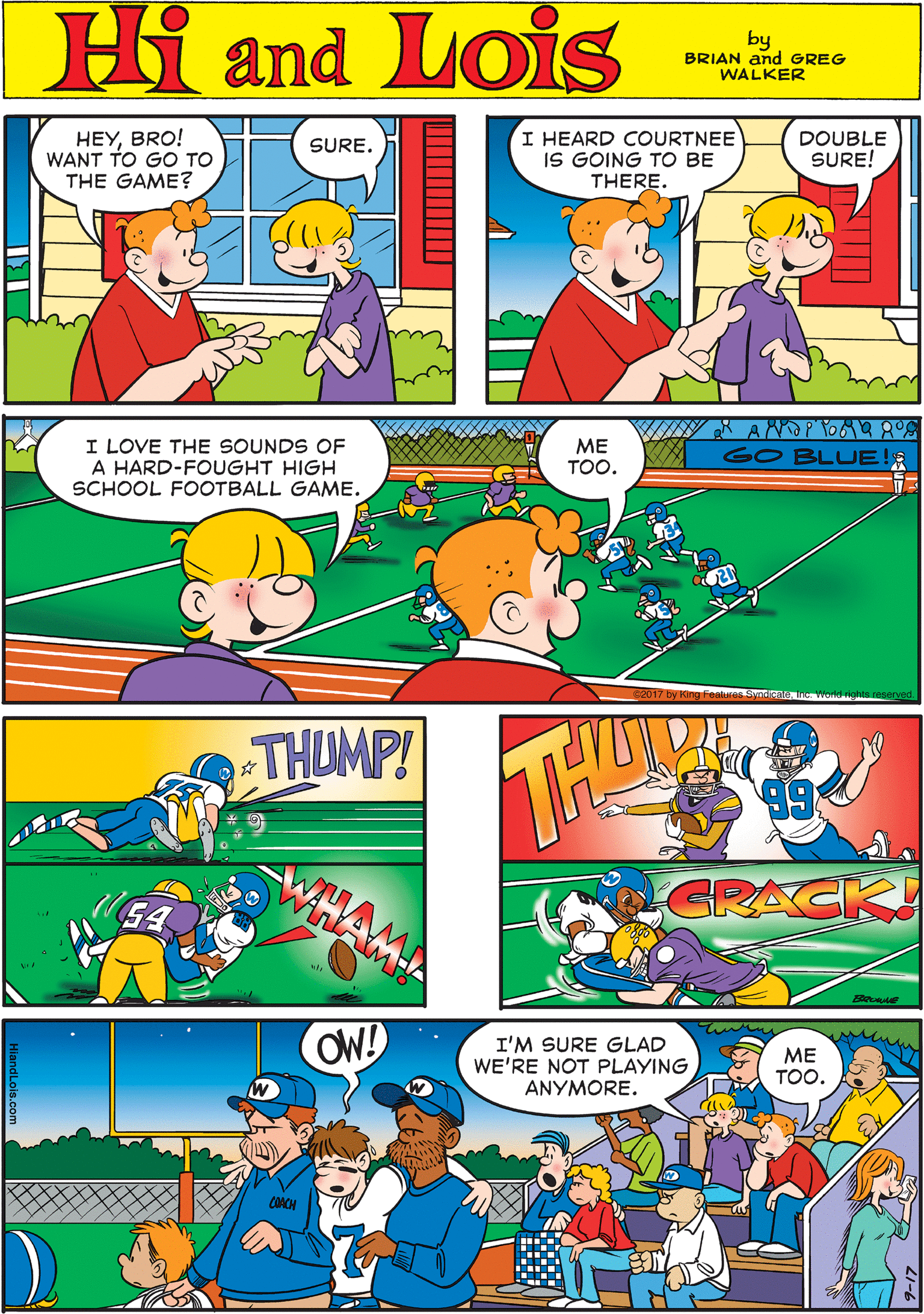 Hi and Lois Comic Strip 2017-09-17 | Comics Kingdom