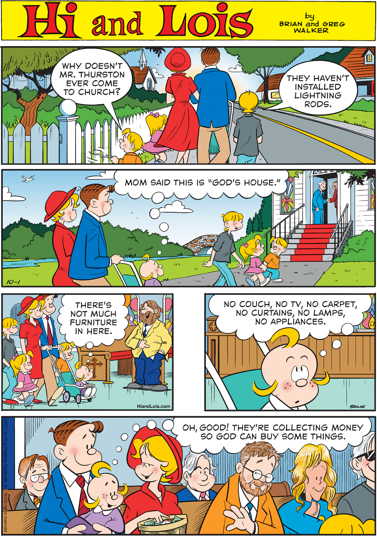 Hi and Lois Comic Strip 2017-10-01 | Comics Kingdom