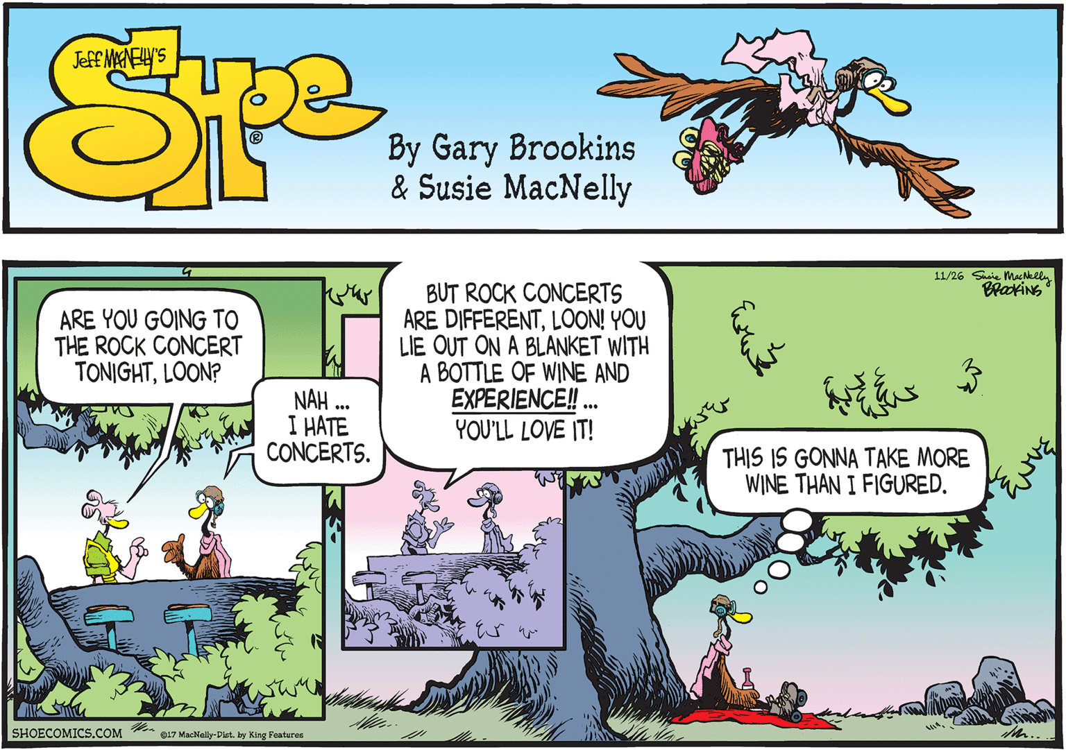 Shoe Comic Strip 2017-11-26 | Comics Kingdom