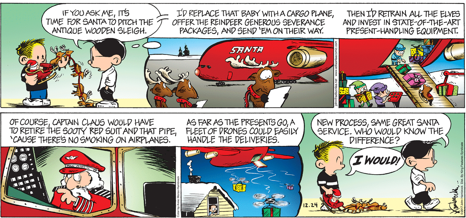The Brilliant Mind Of Edison Lee Comic Strip 2017-12-24 | Comics Kingdom