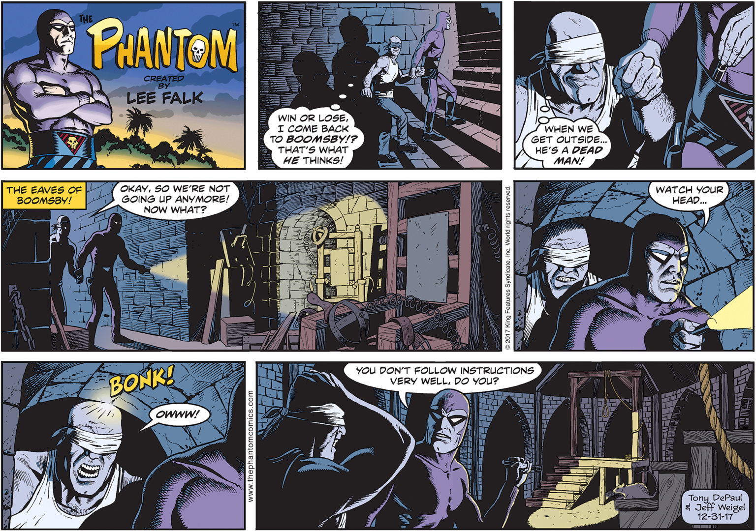 The Phantom Comic Strip 2017-12-31 | Comics Kingdom