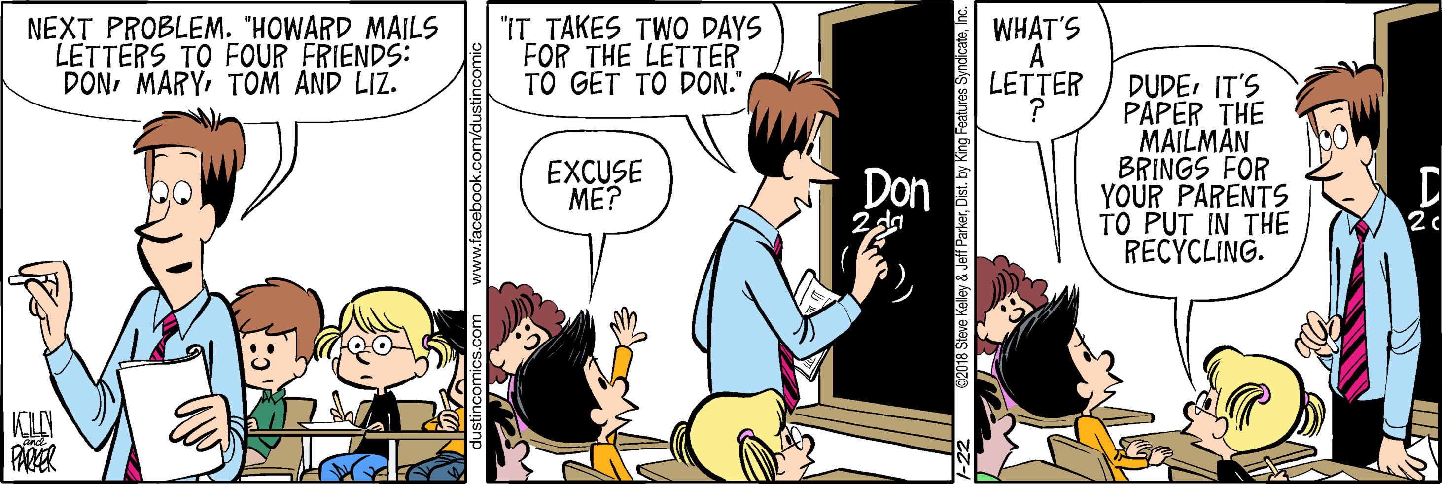Dustin Comic Strip 2018-01-22 | Comics Kingdom