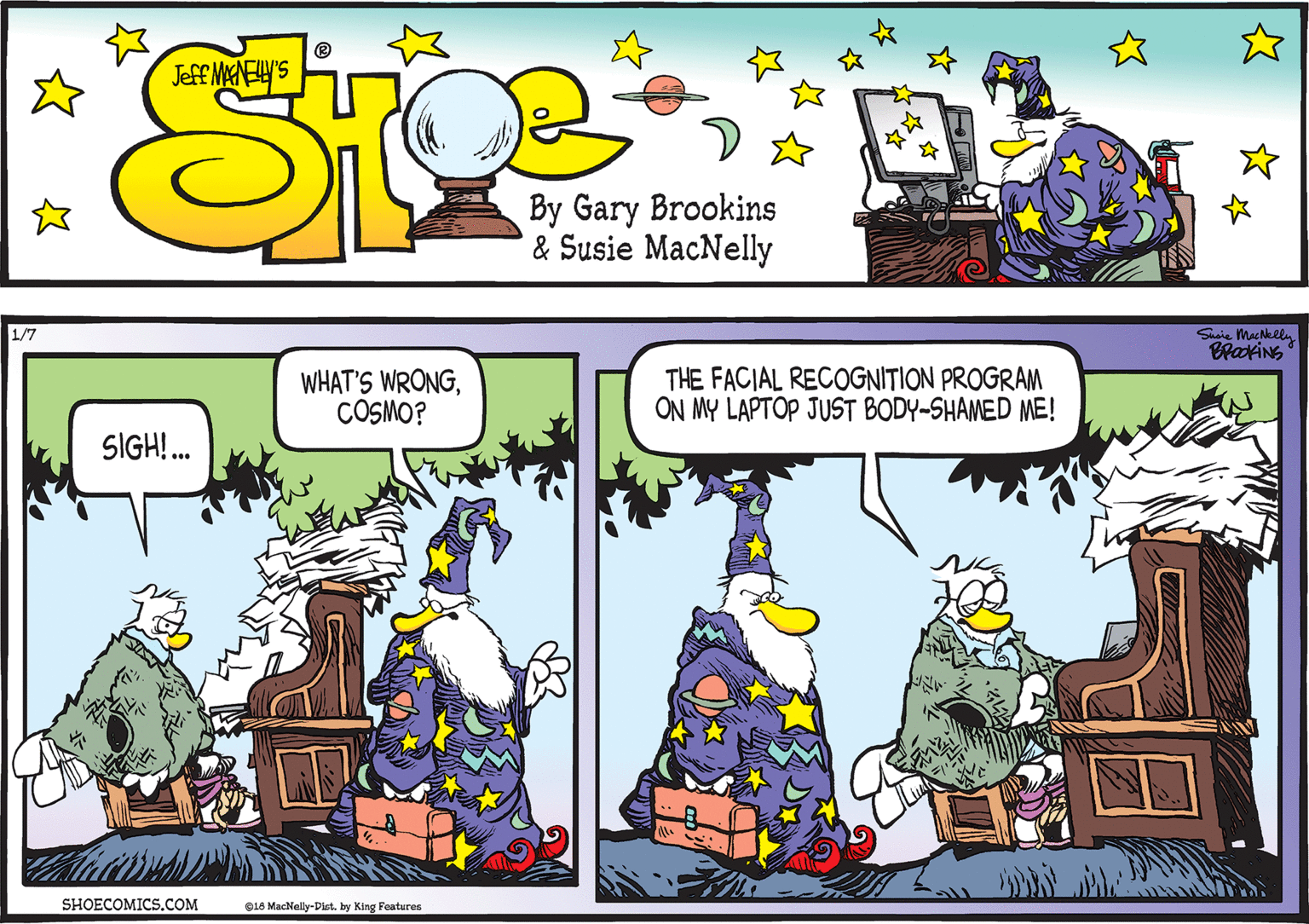 Shoe Comic Strip 2018-01-07 | Comics Kingdom