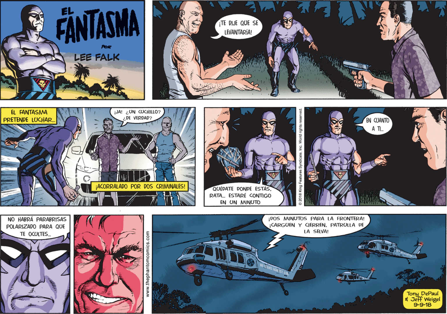 The Phantom Comic Strip 2018-09-09 | Comics Kingdom