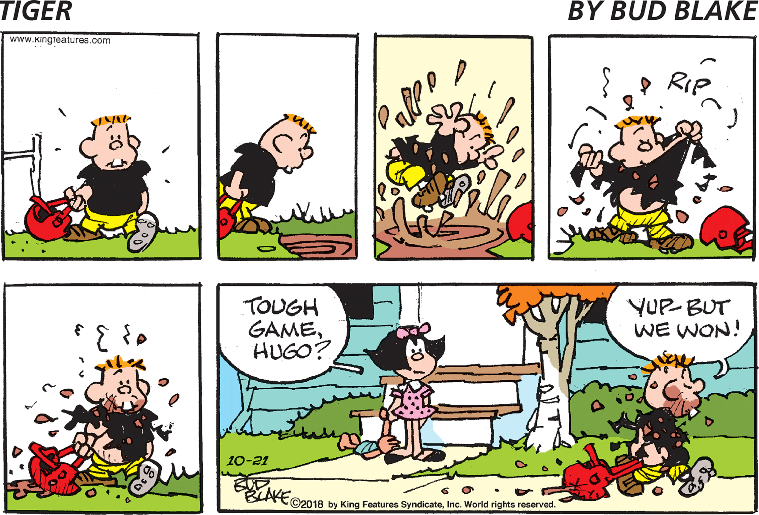 Tiger Comic Strip 2018-10-21 | Comics Kingdom