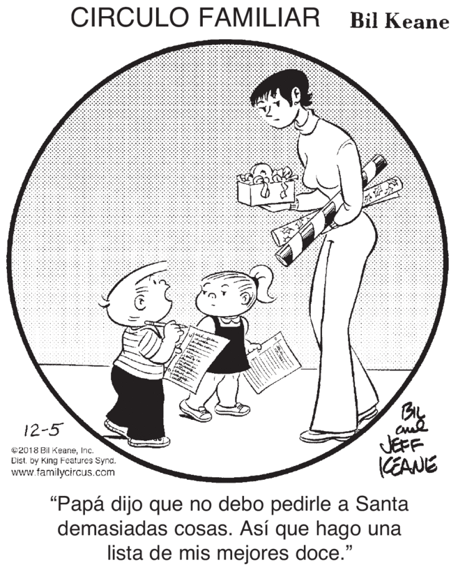 The Family Circus Comic Strip 2018-12-19 | Comics Kingdom