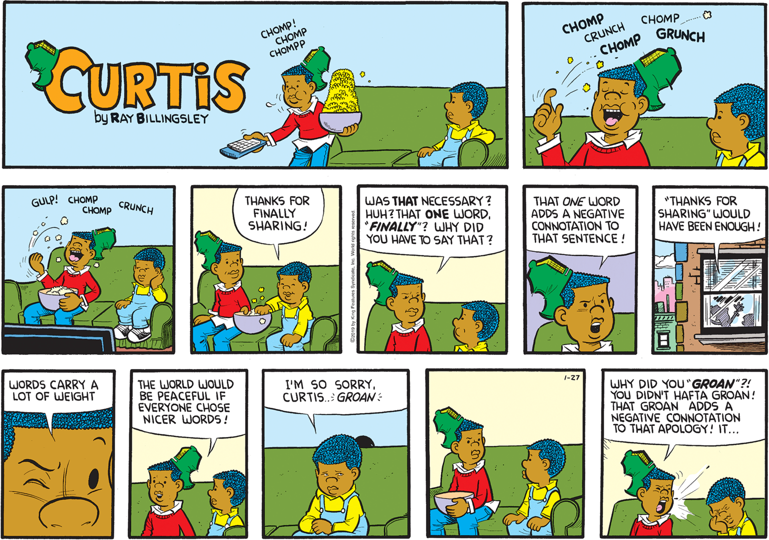 Curtis Comic Strip 2019-01-27 | Comics Kingdom