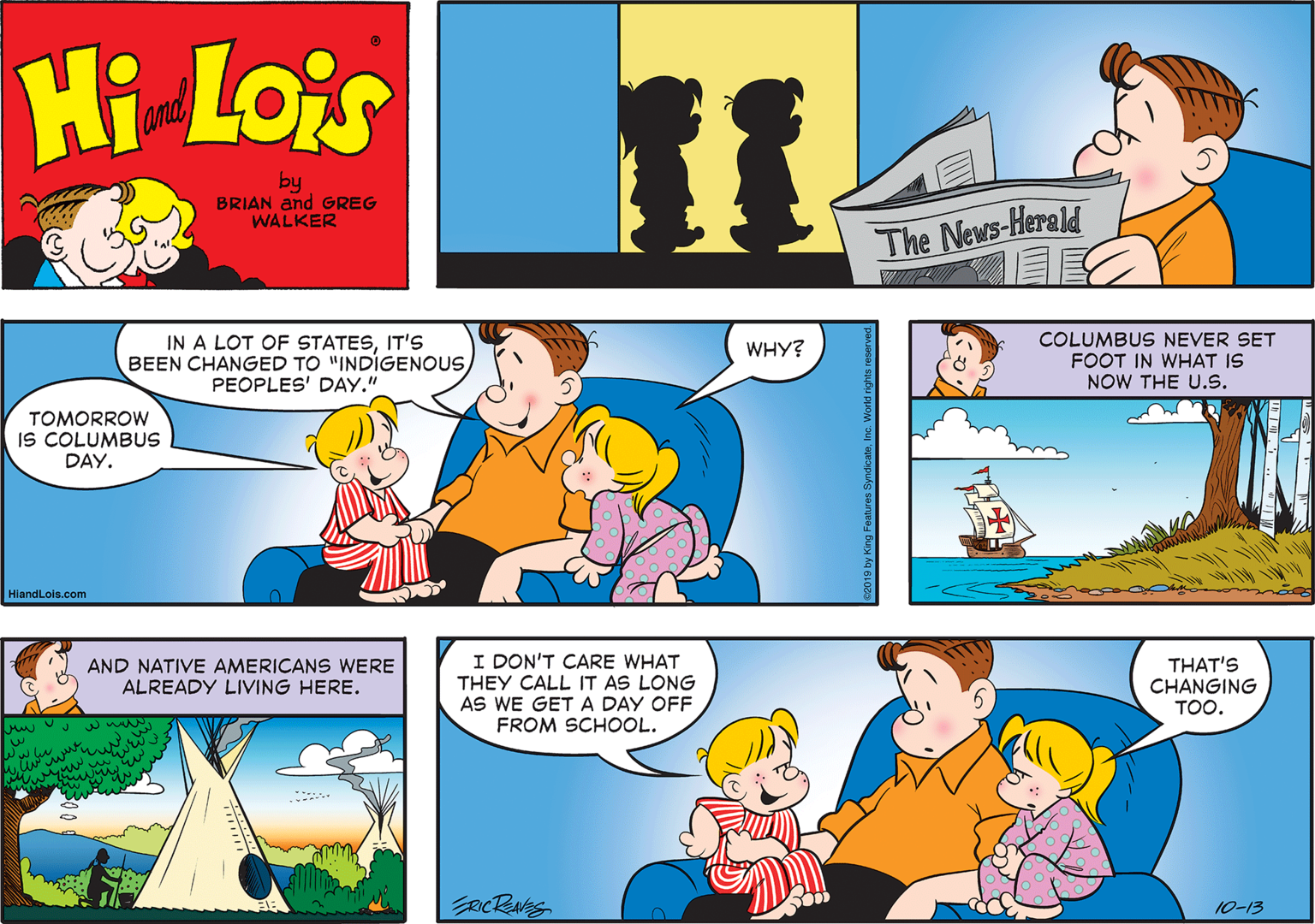 Hi and Lois Comic Strip 2019-10-13 | Comics Kingdom
