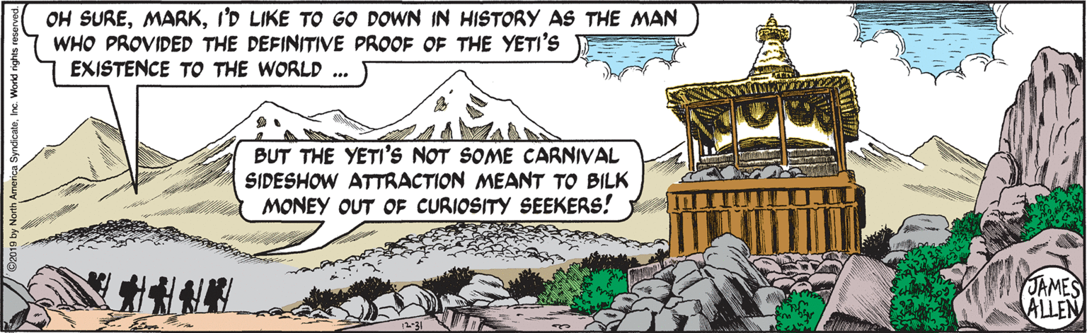 Mark Trail Comic Strip 2019-12-31 | Comics Kingdom