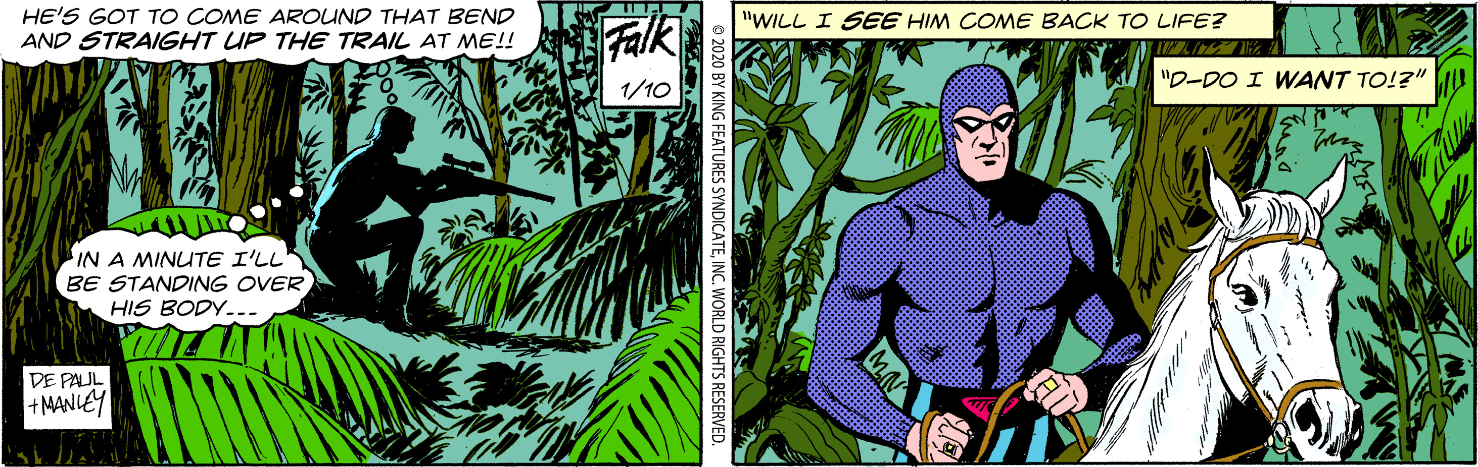 The Phantom Comic Strip 2020-01-10 | Comics Kingdom