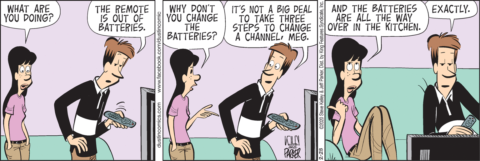 Dustin Comic Strip 2020-02-28 | Comics Kingdom