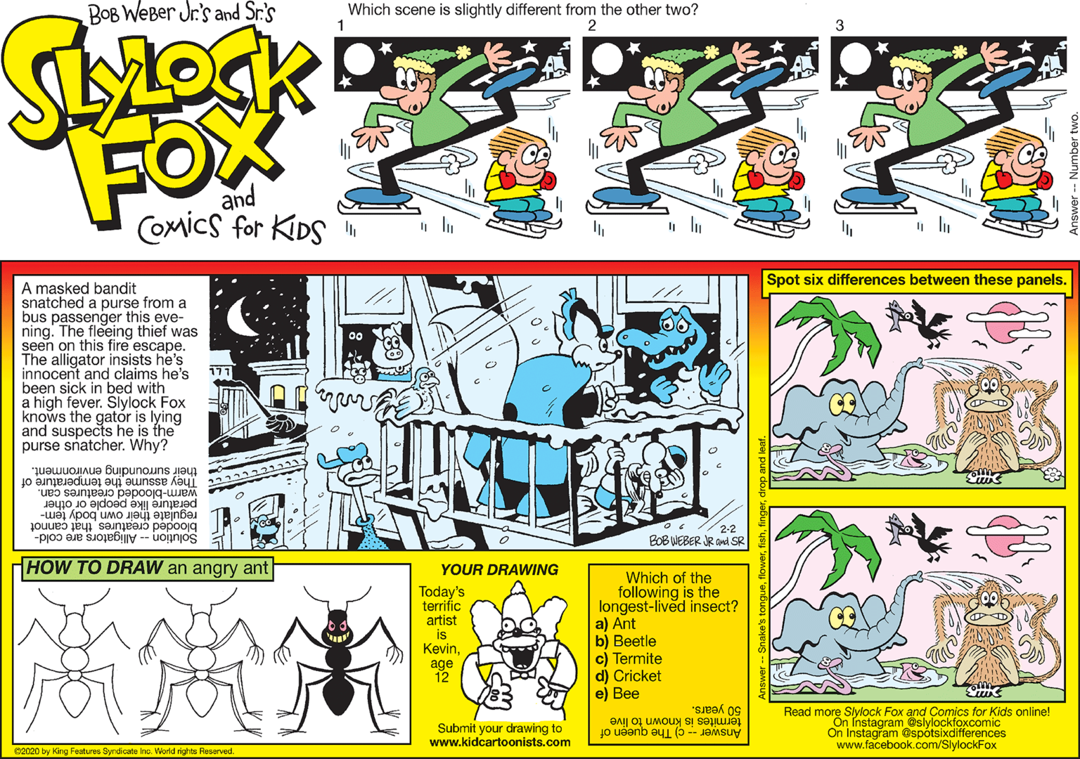 Slylock Fox Comic Strip 2020-02-02 | Comics Kingdom