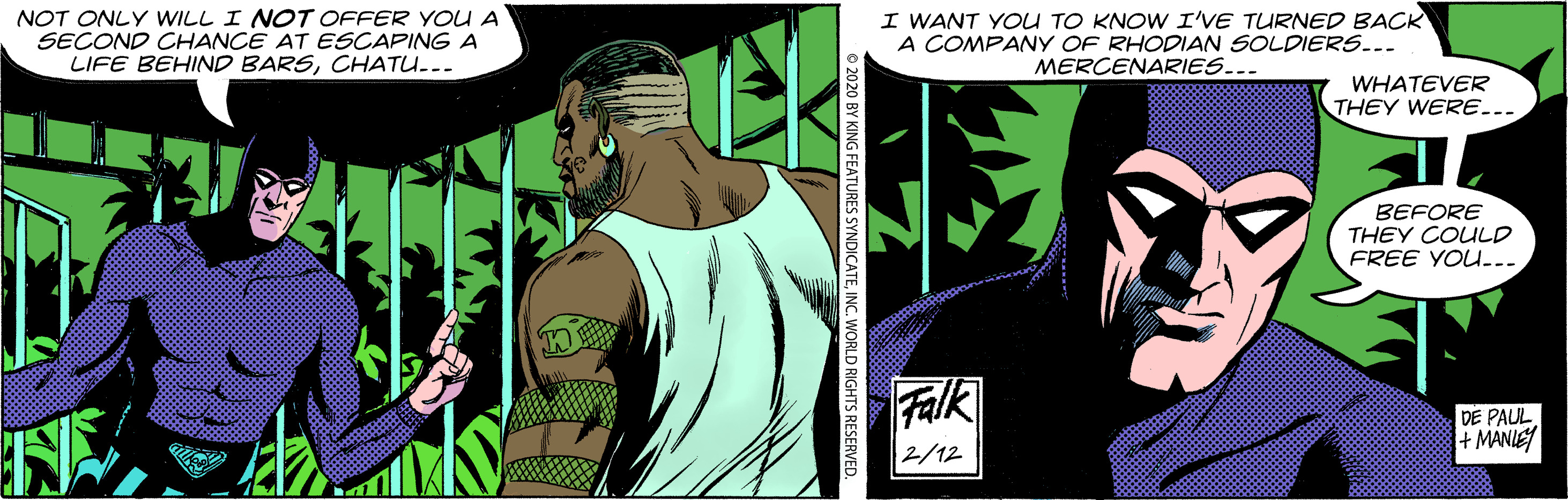 The Phantom Comic Strip 2020-02-12 | Comics Kingdom