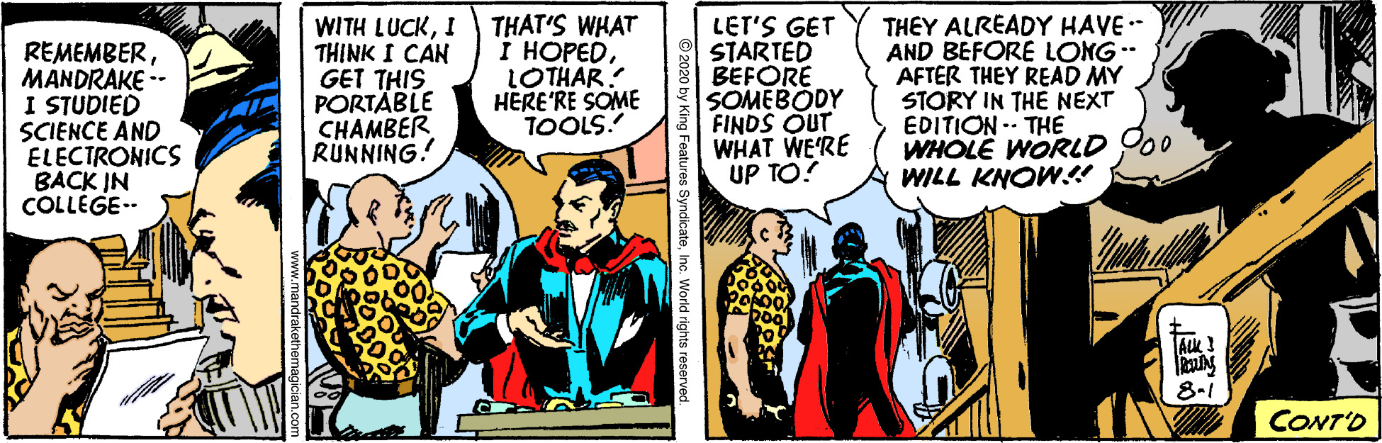 Mandrake The Magician Comic Strip 2020-08-01 | Comics Kingdom
