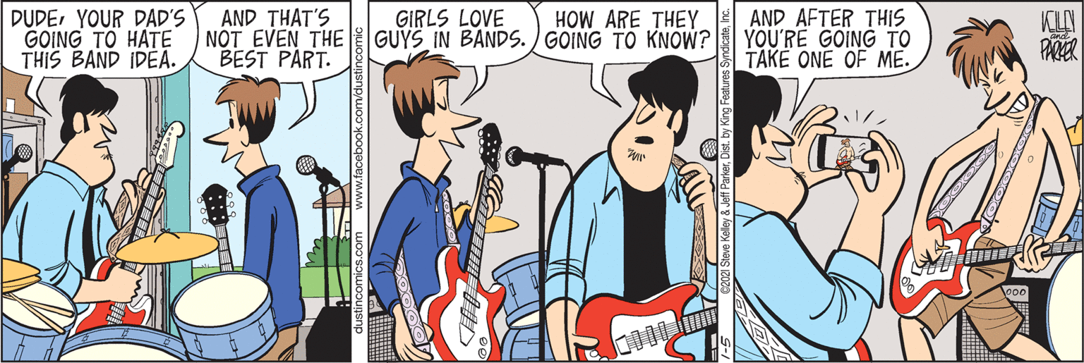 Dustin Comic Strip 2021-01-05 | Comics Kingdom