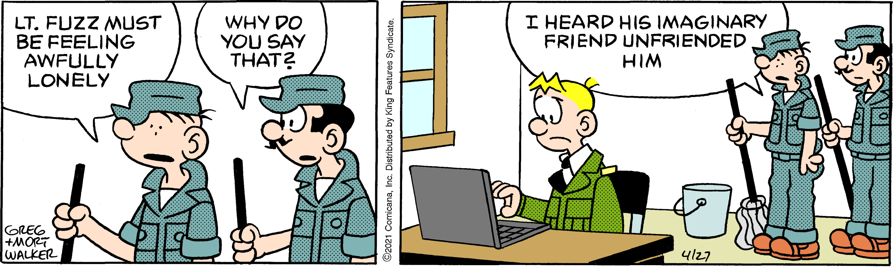 Beetle Bailey Comic Strip 2021-04-27 | Comics Kingdom
