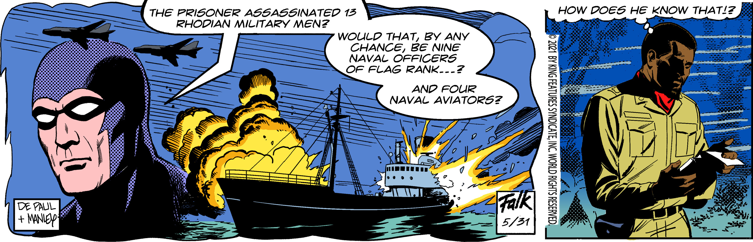 The Phantom Comic Strip 2021-05-31 | Comics Kingdom