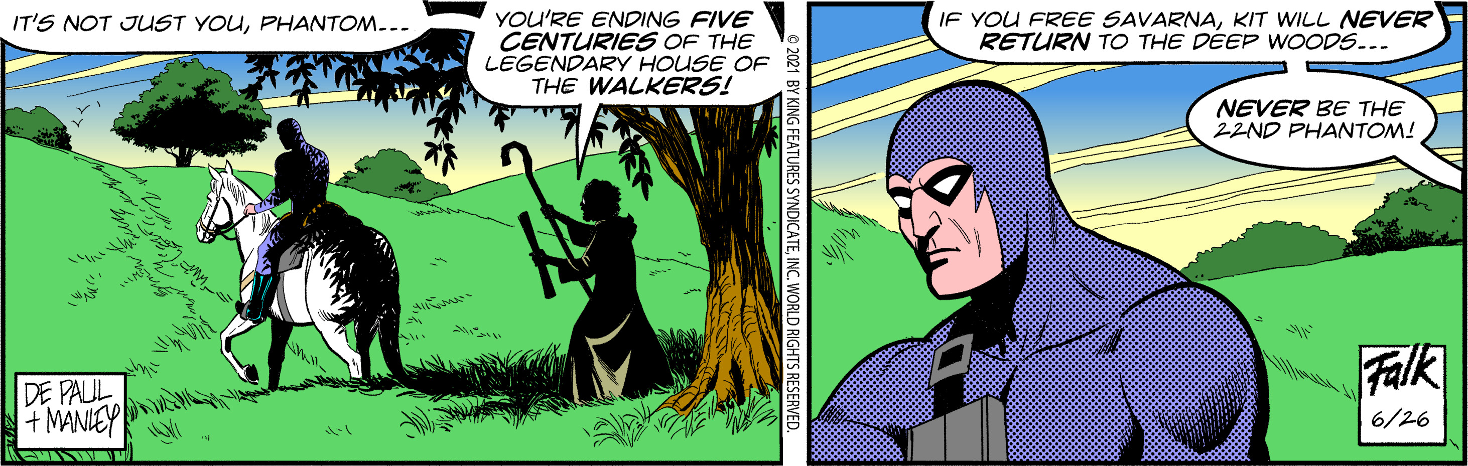 The Phantom Comic Strip 2021-06-26 | Comics Kingdom