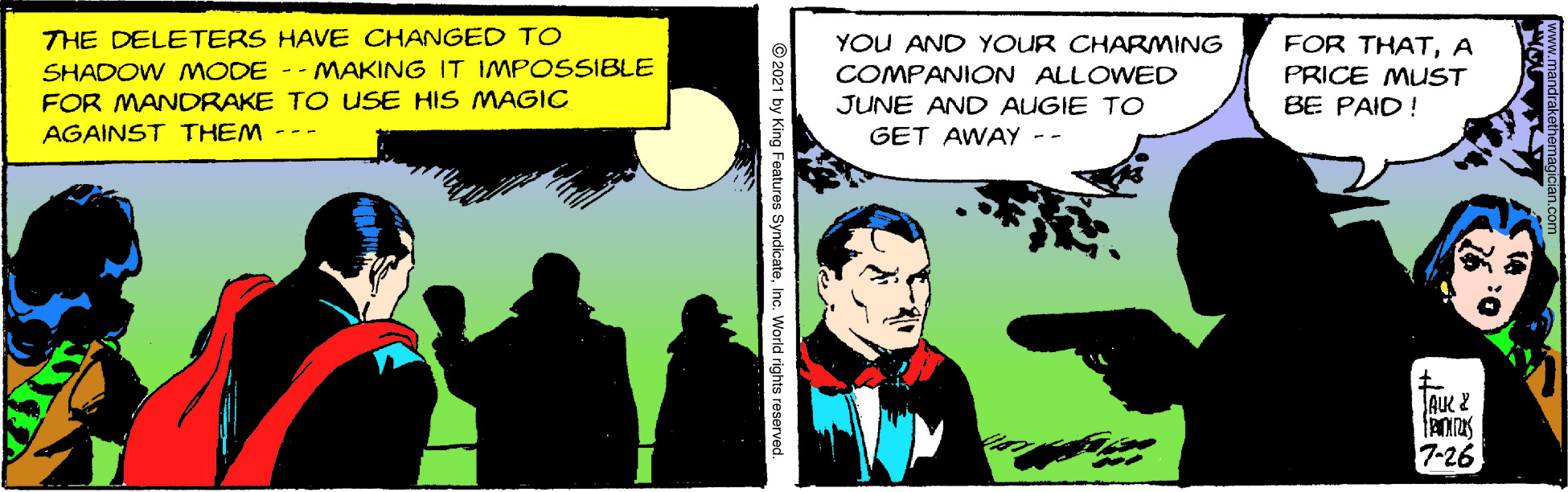 Mandrake The Magician Comic Strip 2021-07-26 | Comics Kingdom